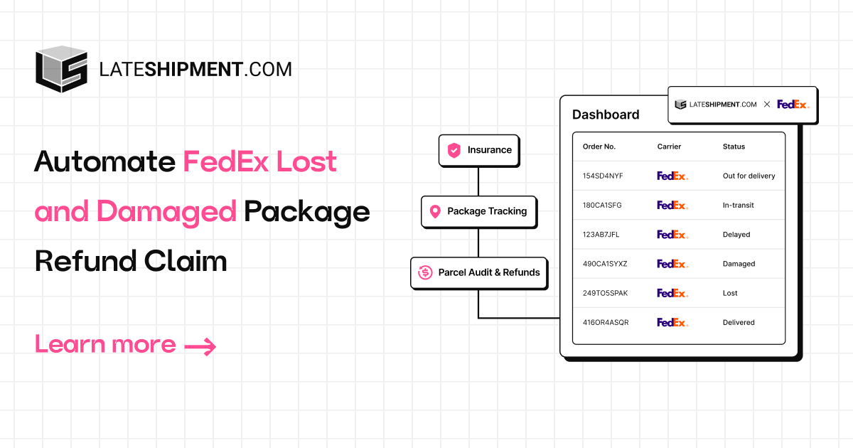 FedEx lost and damaged claims with LateShipment.com